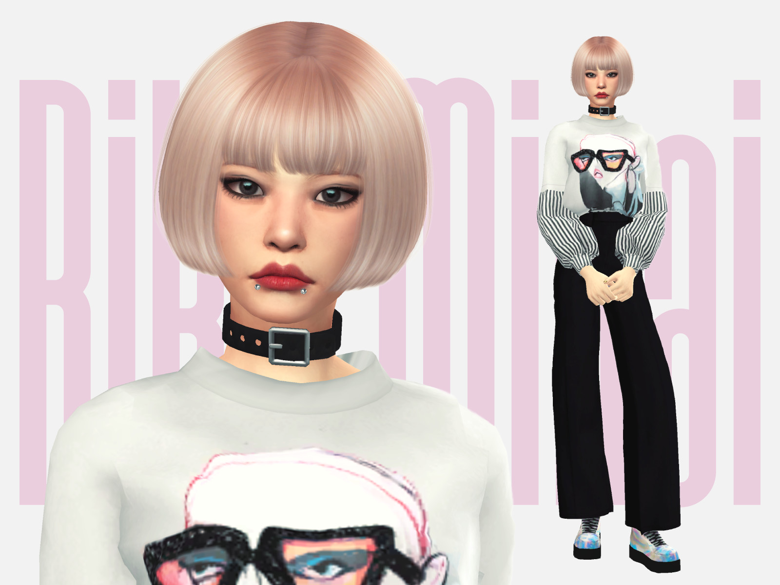 薬袋 リカ | The Sims 4 住人紹介 | 38.7℃ Sims